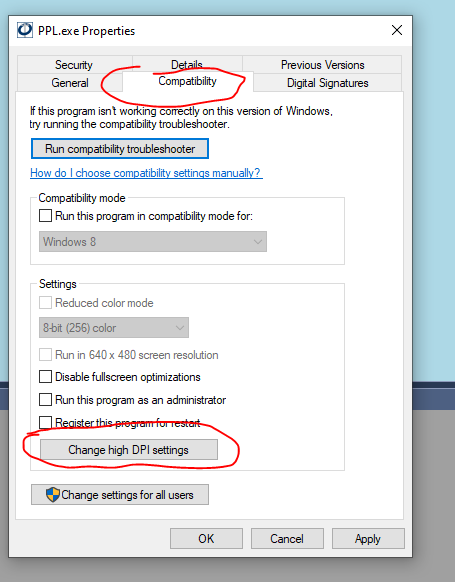 DPI Setting – O-Calc Pro