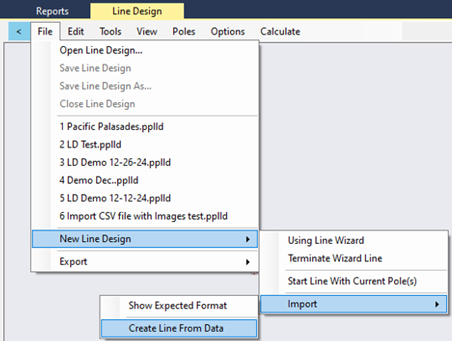 Create a Line Design from CSV File – O-Calc Pro Wiki