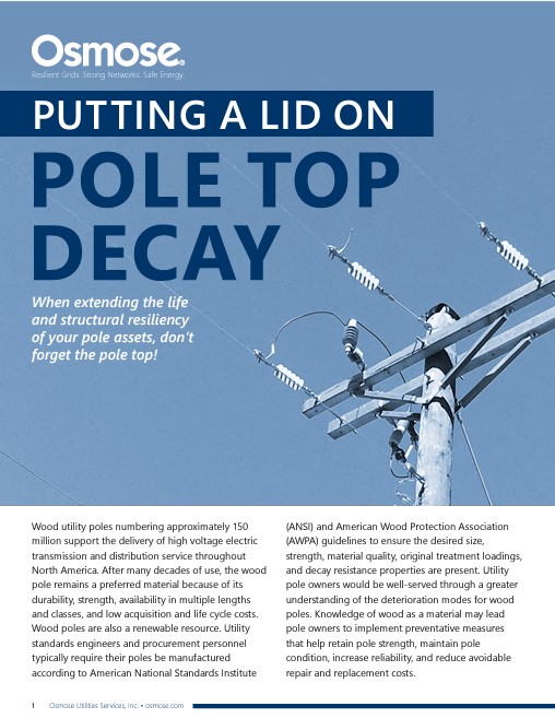 White Paper: Putting a Lid on Pole Top Decay