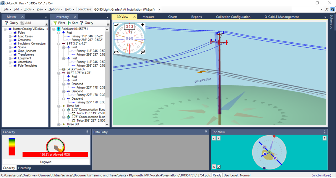 Using Pole Solver for Overloaded Poles – O-Calc Pro Wiki