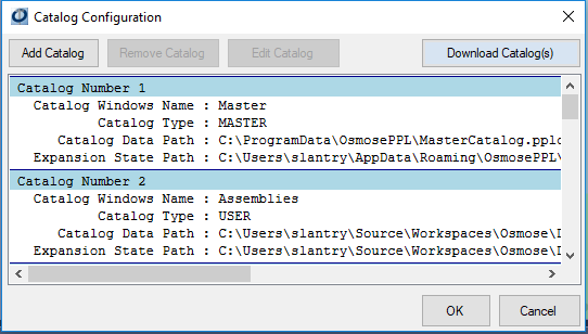 Managing Catalogs – O-Calc Pro Wiki
