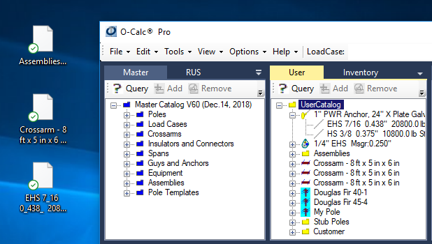 Managing Catalogs – O-Calc Pro Wiki